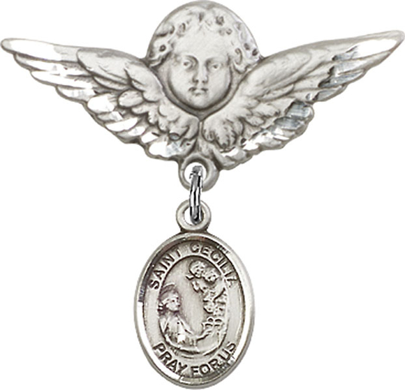 Hail MaryGifts | Jewelry | St Cecilia Baby Badge 960733 | Poshmark